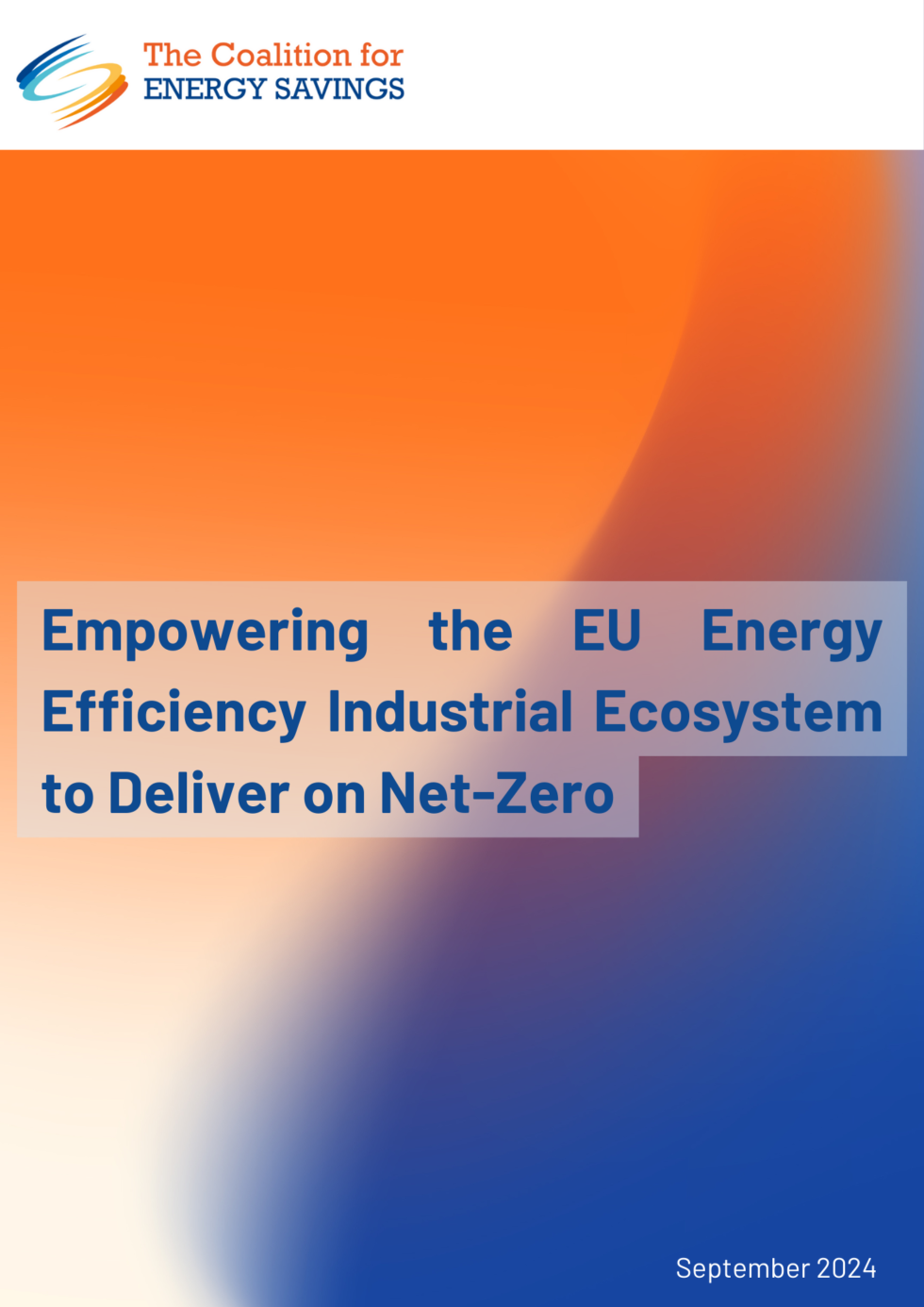 Empowering the Energy Efficiency Industrial Ecosystem to Deliver on Net ...